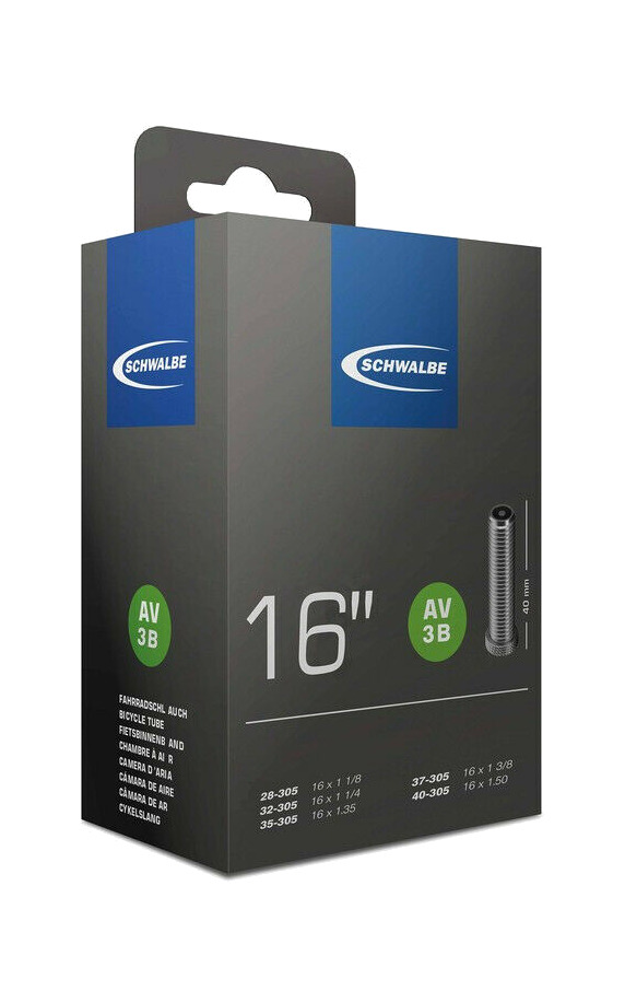 SCHWALBE Chambre de soupape STANDARD AV3B LIGHT 16" 40MM 4026495906197 | eBay