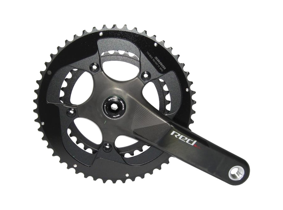 SRAM Pédalier et plateaux en carbone sans coupelles RED BB30 YAW 11V ...