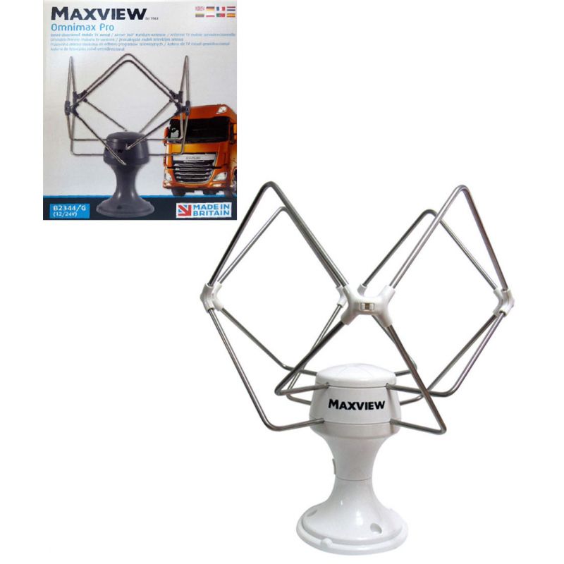 MAXVIEW antenna con amplificatore OMNIMAX 360º 5016163522568 | eBay