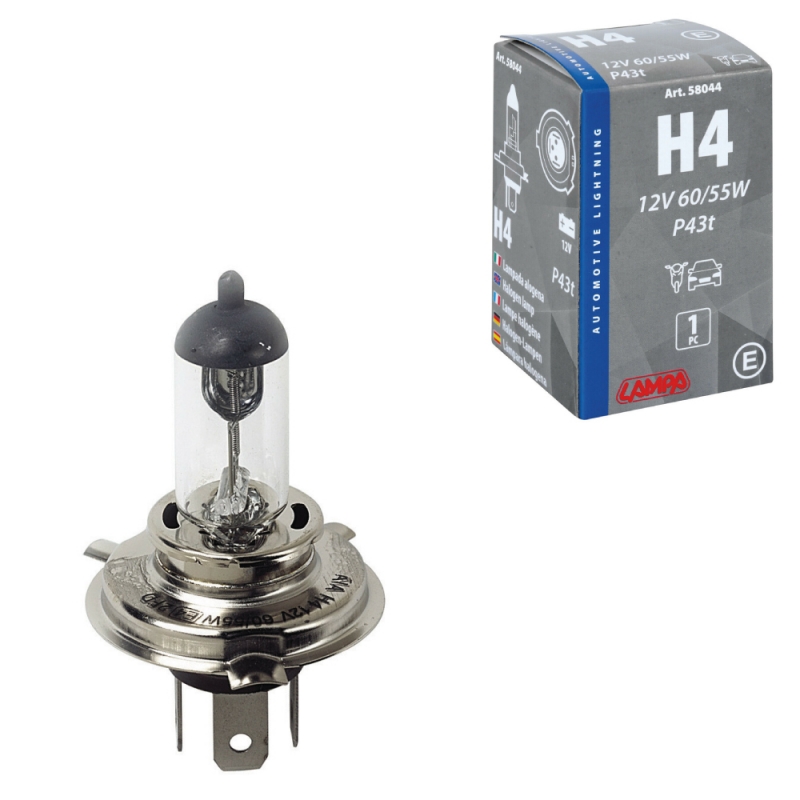 Lamp lamp H4 12V 60/55W approved for road use - brand LAMPA ...