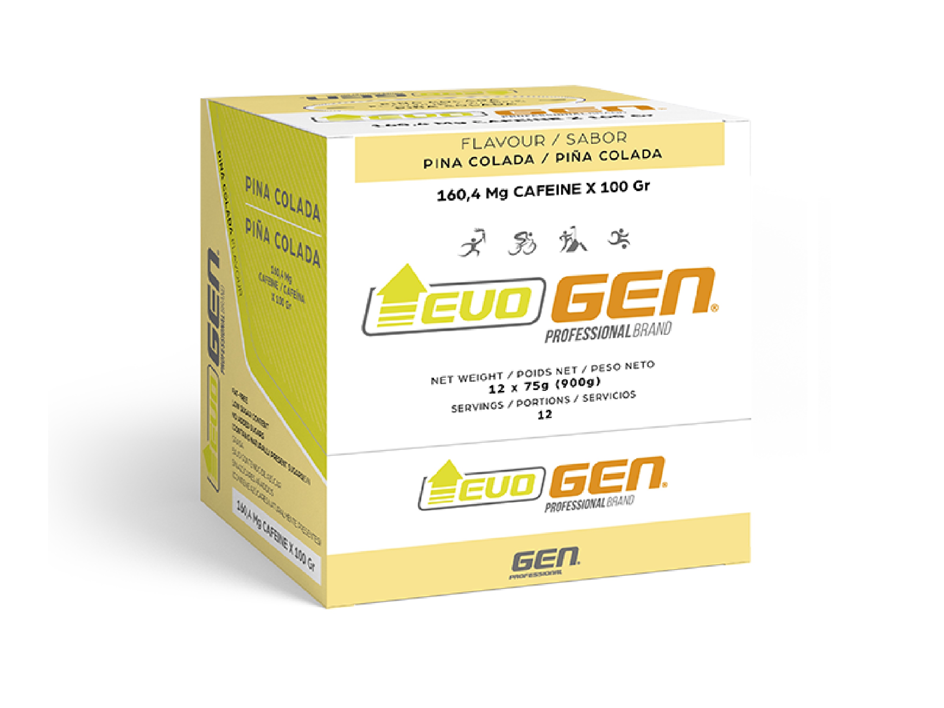 GEN Gel énergétique saveur piña colada 75 ML (12UD) 8437024233206 | eBay