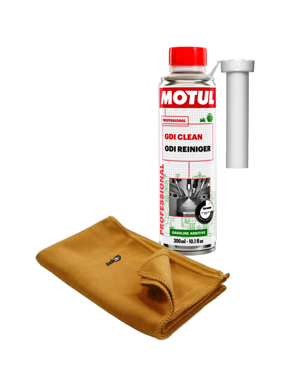 TUDETIC TUDETIC - kit additif nettoyage moteur + chiffon GDI CLEAN ...